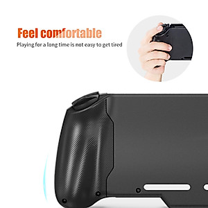HEATFUN Wireless Controller Compatible with Nintendo Switch, Large Controller for Nintendo Switch with Precise Rocker, Dual Motor Shock Feedback and Screenshot