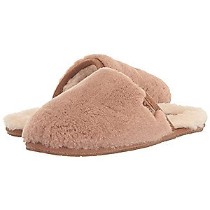 UGG Women's Fluffette Slipper, Chestnut/Natural, 7