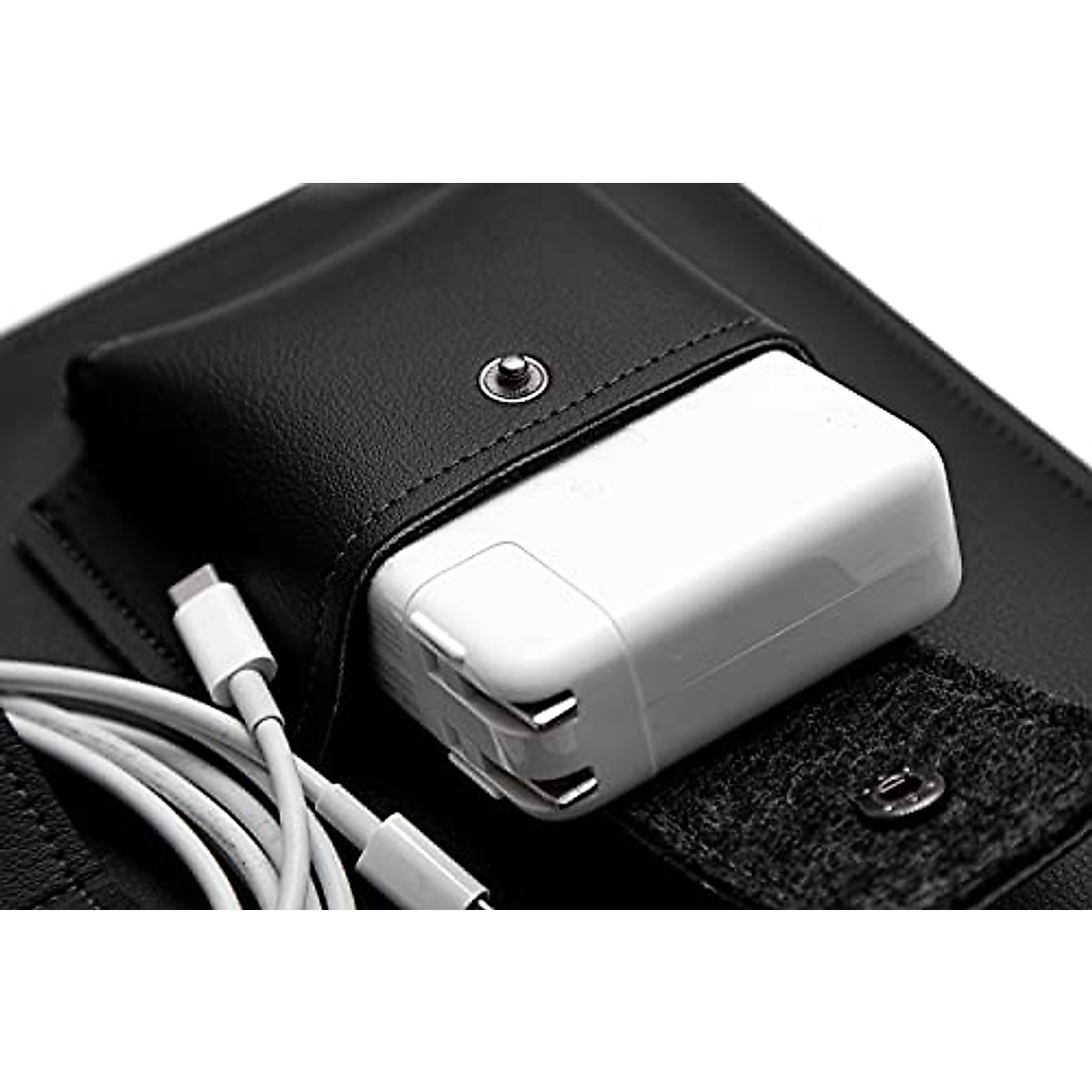 Handmade MacBook Bag for 13" 15" 16" MacBook Pro/Air, Laptop Organizer with Mouse & Charger Pockets