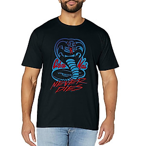 Cobra Kai Never Dies Cobra Logo T-Shirt
