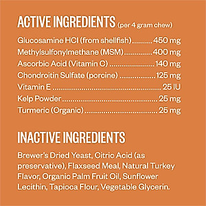 Ollie Zoomies Dog Hip and Joint Supplement - Glucosamine For Dogs - Glucosamine Chondroitin for Dogs - Joint Supplement For Dogs - Dog Joint Supplement - Hip and Joint Supplement Dogs - 60 Count Appx.