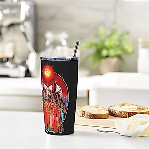 HIKTIEK Earth Wind Musics Fire Stainless Steel Insulated Car Sippy Cup With Lid Travel Mug for Cold Hot 20 oz