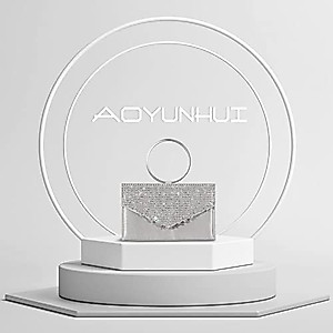 AOYUNHUI Evening Handbags Purse Bling Handbag Rhinestone purses for Women Wedding Prom Party Club Bling Bling Sparkling