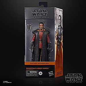 STAR WARS The Black Series Magistrate Greef Karga Toy 6-Inch-Scale The Mandalorian Collectible Action Figure Toys for Kids Ages 4 and Up