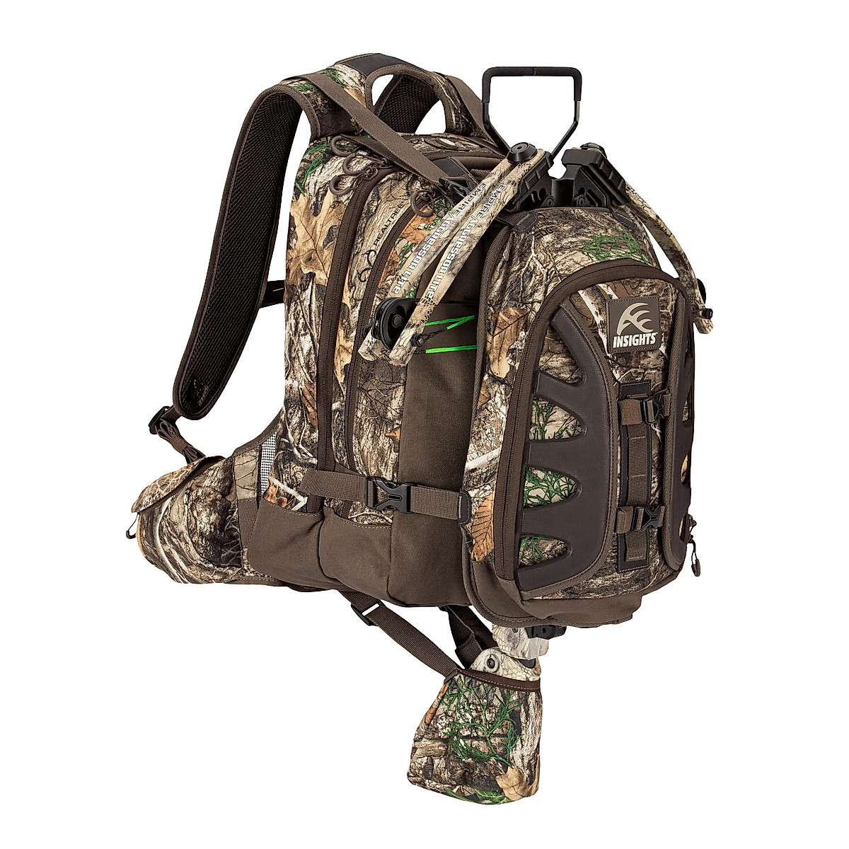 Insights Hunting by frogg toggs- The Shift, Heavy Duty Outdoor Hiking Fishing Hunting Backpack with TS3 Gear System for Crossbow & Rifle- Realtree Edge