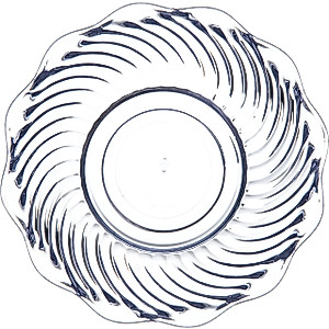 Carlisle FoodService Products 453307 Plastic Dessert Bowls, 13 oz, Clear