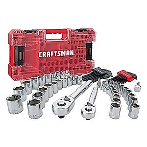 CRAFTSMAN Socket Set, 3/8 and 1/4-inch Drive, 71-Piece Mechanic Tool Set with VERSASTACK Storage (CMMT45071)