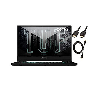 ASUS TUF Dash 15.6" 144Hz FHD Gaming Laptop | 11th Generation Core i7-11370H | NVIDIA GeForce RTX 3060 | 16GB DDR4 | 1TB SSD | Backlit Keyboard | Windows 11 | Gray | with HDMI Cable Bundled