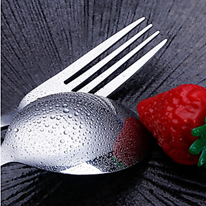 Wooden Silverware Set With Wood Grain Handle 30 Pcs Flatware Sets Service for 6 Stainless Steel Home Kitchen Wedding Restaurant Cutlery Utensils Set Forks Spoons and Knives Delicate Tableware