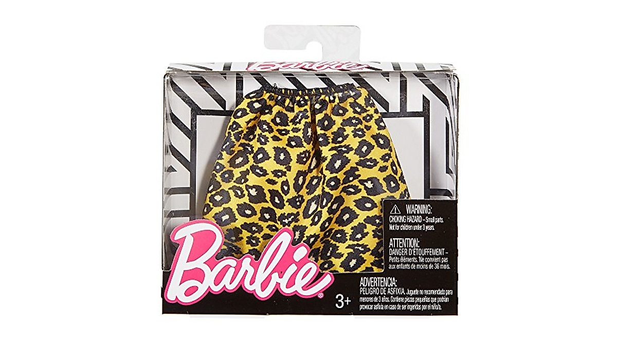 Stylish Barbie Cheetah Print Skirt for Creative Play