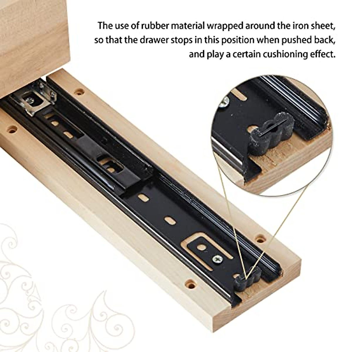 LuxursKingQYW Fully Assembled Drawer Wood Pull Out Tray Drawer Box Kitchen Cabinet Organizer, Cabinet Slide Out Shelve, Wooden Pull-Out Shelf(12" W×10" D×3" H)