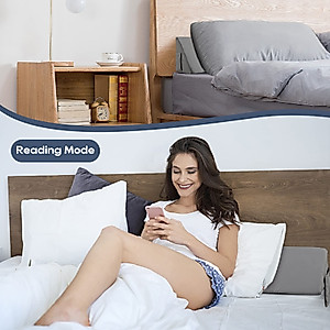 Cushore Cal King (72"x10"x6") XL Bed Wedge Pillow for Headboard, Foam Mattress Wedge Gap Filler(0"-7"), Sleep & Reading Pillow Fill The Gap Between Your Headboard and Mattress (Cal King, Gray)