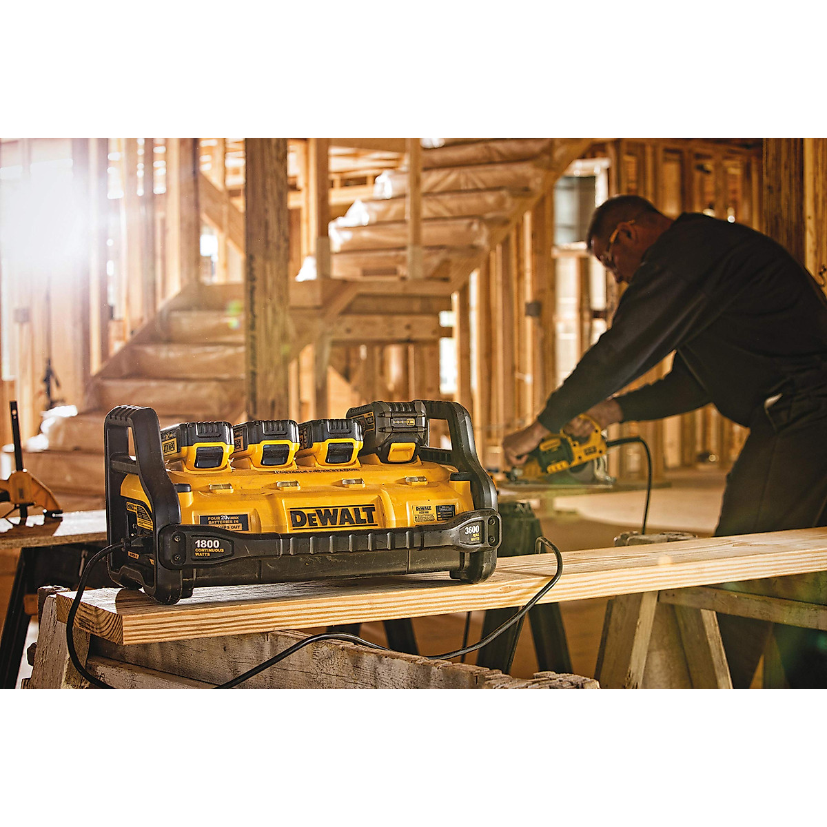 DEWALT FLEXVOLT Power Station, Portable, Tool Only (DCB1800B)