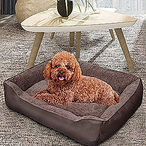 CLOUDZONE Dog Beds for Large Dogs, Large Dog Bed Machine Washable Rectangle Breathable Soft Padding with Nonskid Bottom Pet Bed for Medium and Large Dogs or Multiple-XL