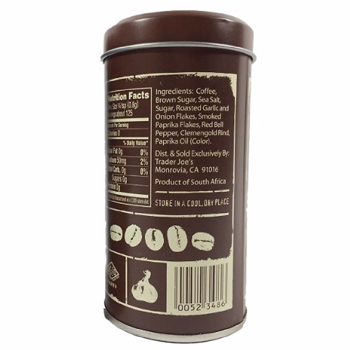 Gourmet Bundle -- 2 Trader Joe's Items: Smoked Ghost Chilies and BBQ Rub and Seasoning with Coffee & Garlic