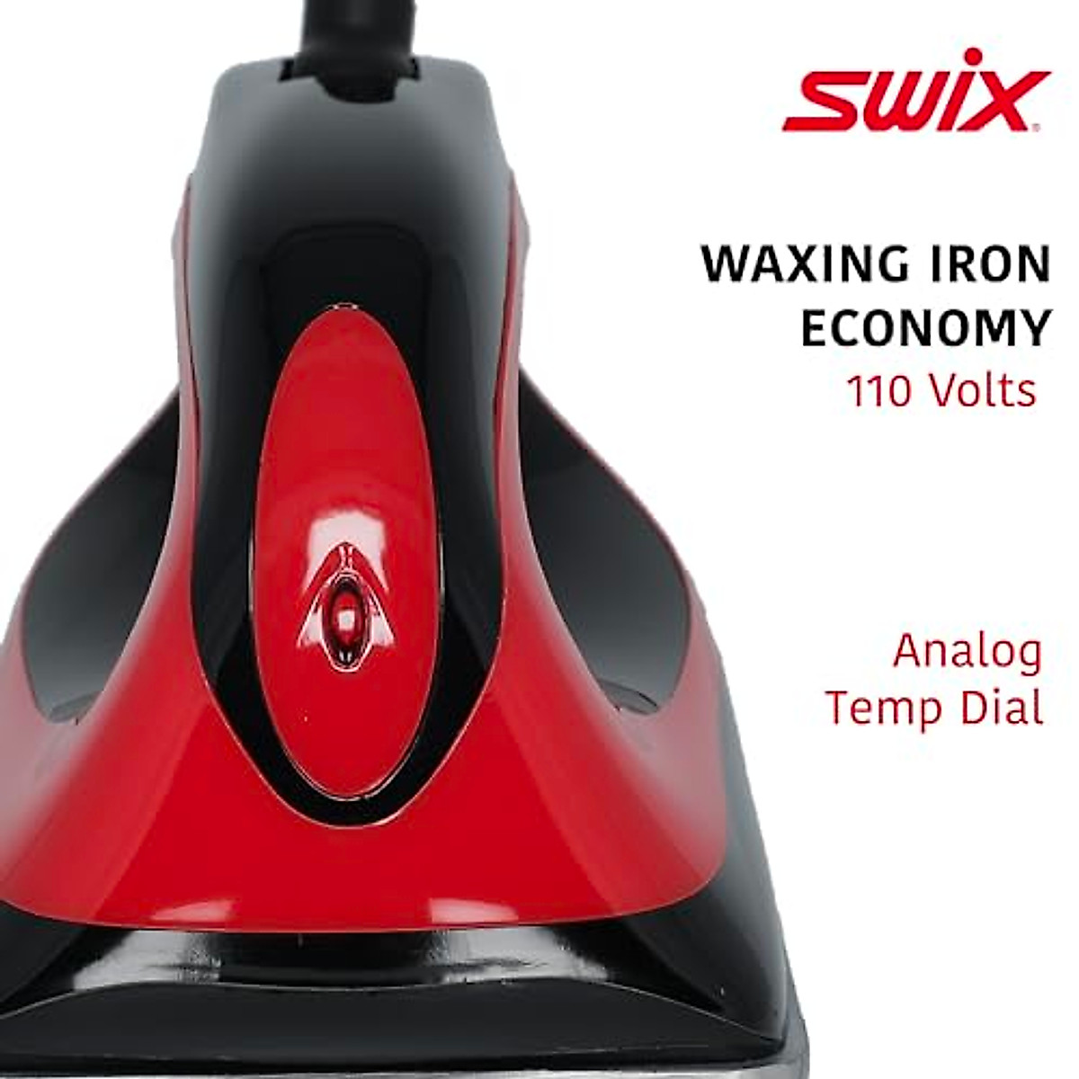SWIX T77 Economy Waxing Iron for Alpine and Nordic Skis, Snowboard | 110V 1000 Watt Wax Iron with Temperature Adjustment