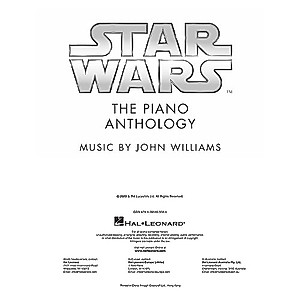 Star Wars: The Piano Anthology - Music by John Williams Featuring Themes from All Nine Films Deluxe Hardcover Edition with a foreword by Mike Matessino