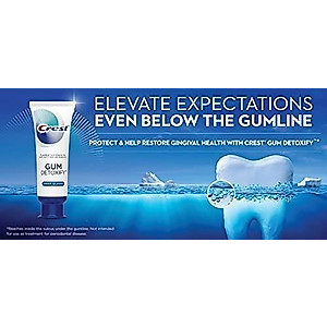 Crest Gum Detoxify Toothpaste, Deep Clean, Travel Size, 0.85 oz (24g)- Pack of 10