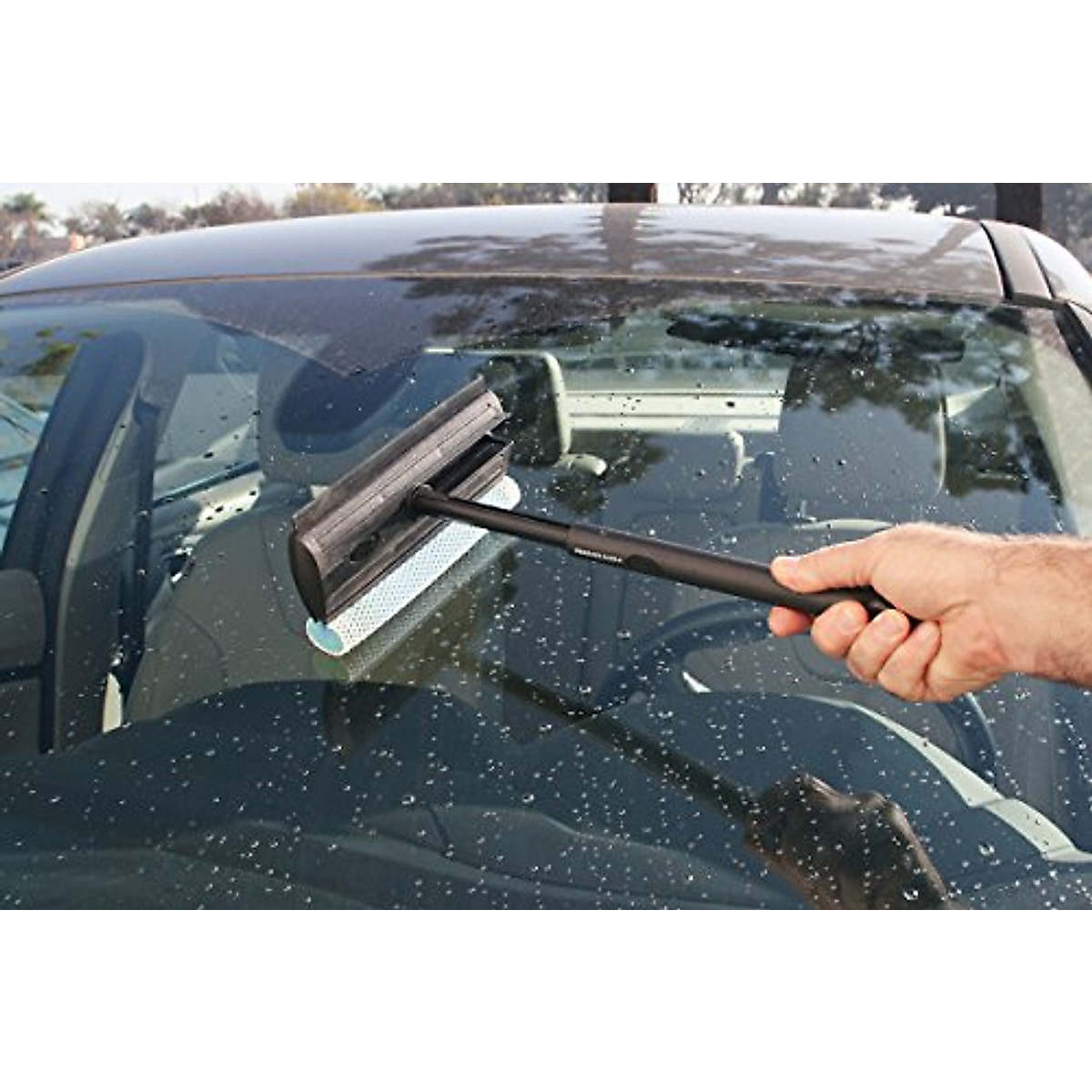 Carrand 9038 8" Compact Folding Squeegee , Black