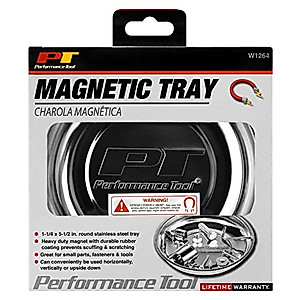 Performance Tool W1264 Magnetic Tray,Silver