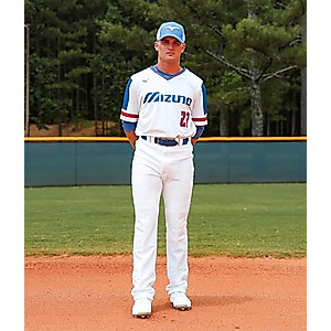 Mizuno Mens G2 Premier Pro Adult Baseball Pant With Hemmed Open Bottom, Black, Medium US