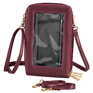 Multi-Compartment Cellphone Purse with Touch Screen