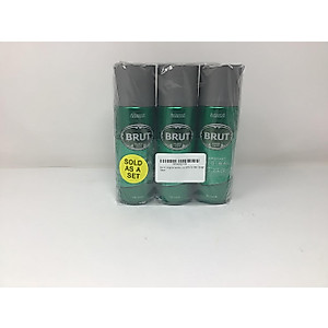 Brut 3 X Original Deodorant Body Spray 200Ml For Men Faberge