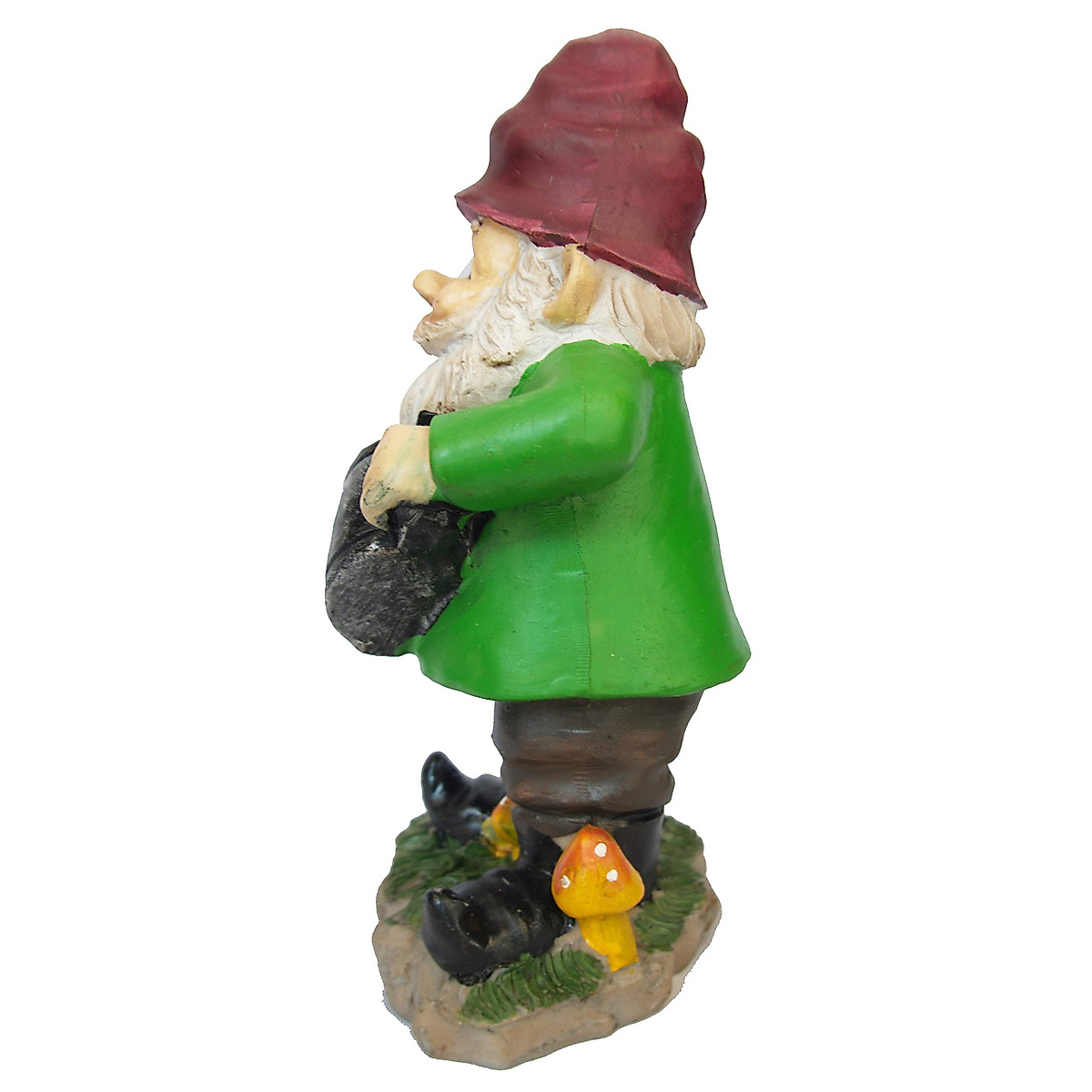 9.5 inch Green Garden Gnome with Water Can Y