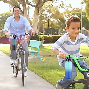 HYDROWION Straw Lid for Hydroflask Wide Mouth Water Bottle, Flex Straw Lid Fit Hydro Flask 12 18 32 40 64 oz and Most Wide Mouth, Sport Cap with Straw Top Replacement Lid