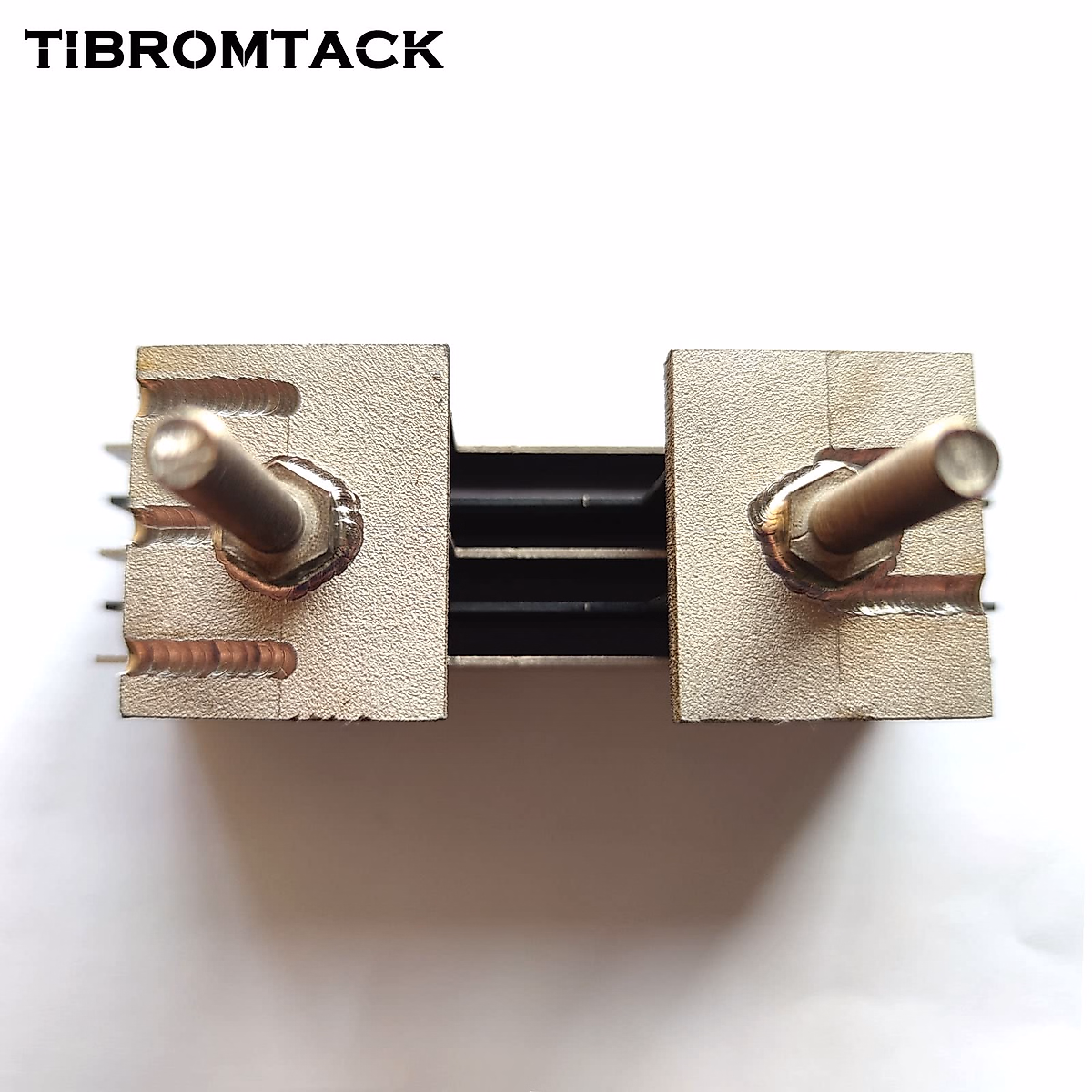 Titanium anodes with ruthenium-iridium coating for chlorine or hydrogen electrolyzers