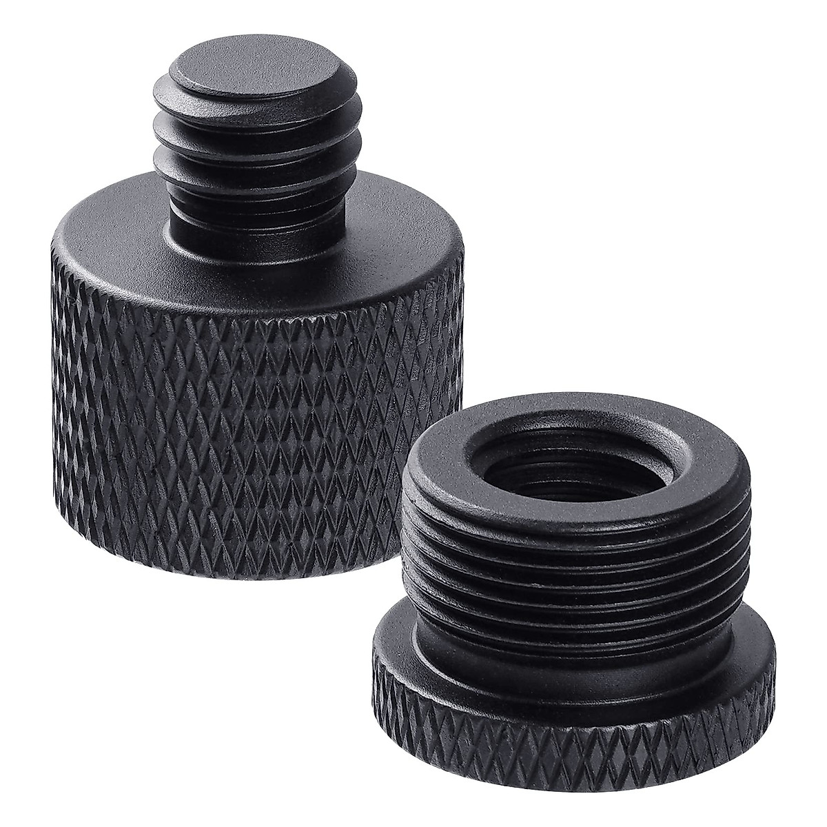 8 Pieces Mic Stand Adapter 5/8 Female to 3/8 Male and 3/8 Female to 5/8 Mic Thread Adapter Set Male Screw Adapter Thread for Camera Monitor Tripod Thread for Adapter Microphone