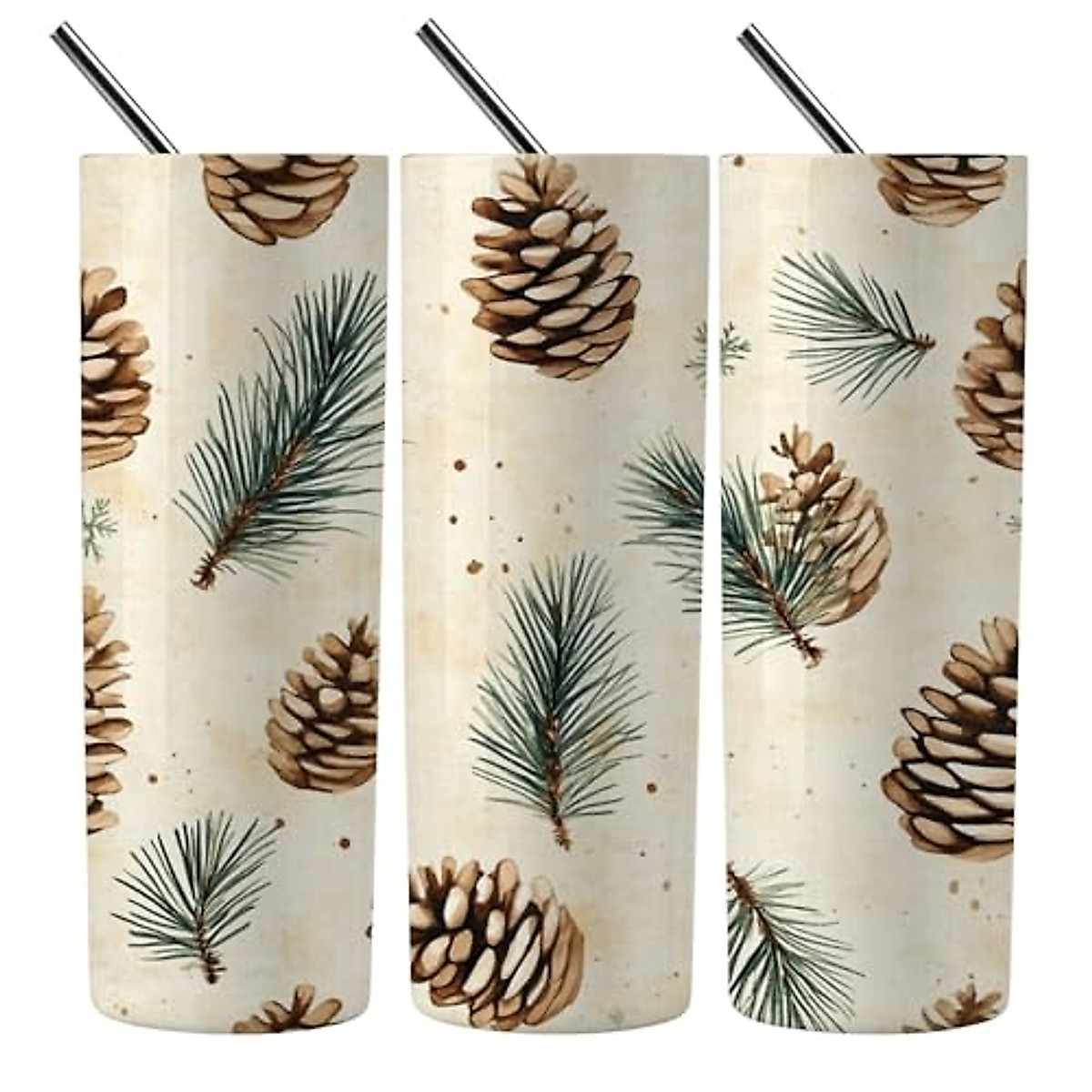 Medpol rustic christmas theme insulated tumblers coffee cup Gift，rustic christmas theme Drinking Glasses-Tea Cup-Coffee Mug tumbler with lid and straw 20 oz insulated tumbler cups