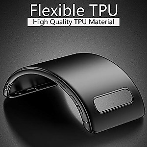 KEEPCA Galaxy Note 8 Slim Case,Thin TPU Silicone Flexible Rubber Soft Skin Gel Lightweight Anti-Scratches Shockproof Protective Cases Cover for Samsung Galaxy Note 8,Matte Black