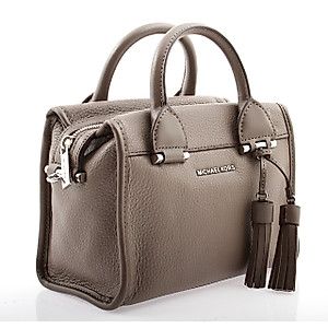 Michael Kors Geneva Large Leather Satchel, 30F6STXS1L (Cinder)