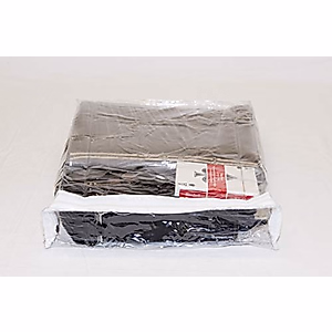 Clear Vinyl Zippered Storage Bags 9 x 11 x 2 Inch with Display Pocket 10-Pack