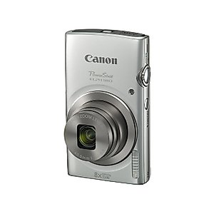 Canon PowerShot ELPH 180 Digital Camera w/Image Stabilization and Smart AUTO Mode (Silver) (Renewed)
