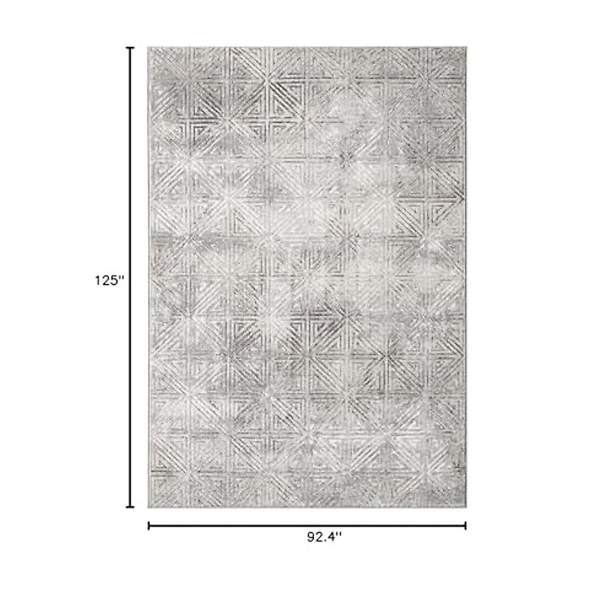 LUXE WEAVERS Florance Collection 86328 Vizon 8x10 Modern Geometric Area Rug