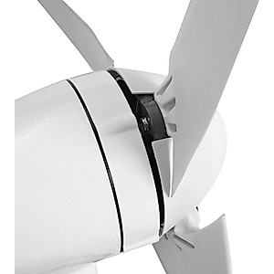 Wind Turbine 4000W Horizontal Wind Turbine Generator Kit 5 Blades Wind Turbine Motor with Charge Controller Home Power,220v