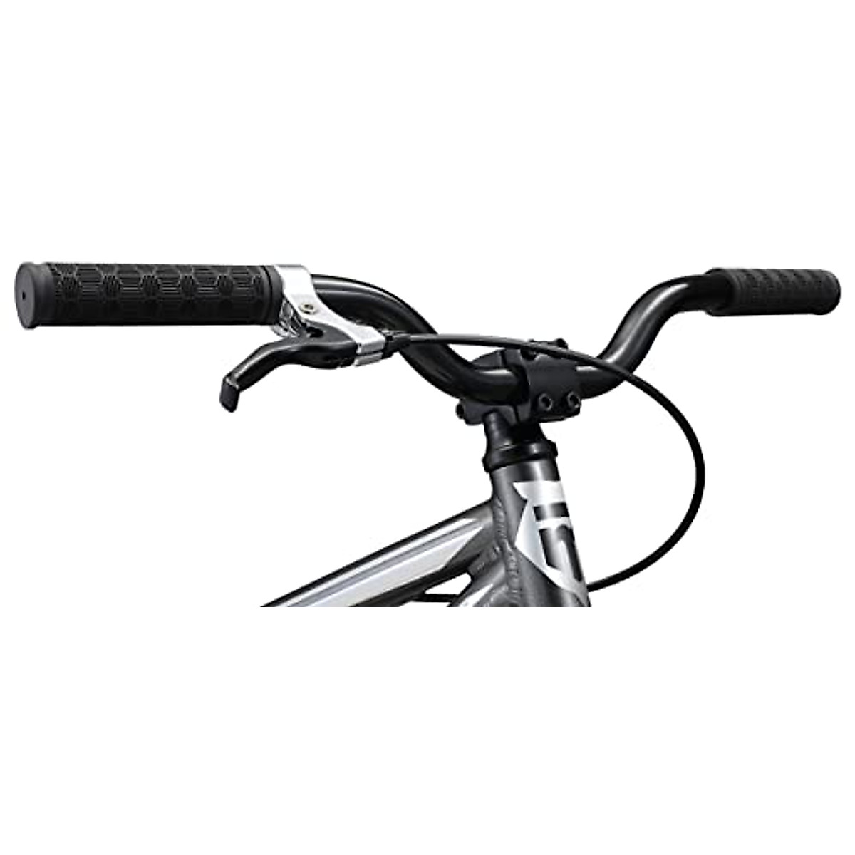 Mongoose Title Micro BMX Race Bike, 20-inch Wheels, Beginner Riders, Lightweight Tectonic T1 Aluminum Frame and Internal Cable Routing, Charcoal