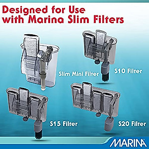 Marina Slim Filter Carbon Plus Ceramic Cartridge, (3 Pack) , 3 Cartridges each