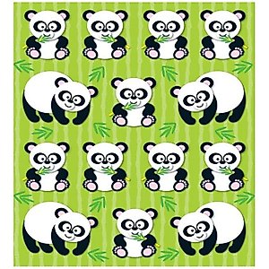 Carson Dellosa Pandas Shape Stickers (168021)