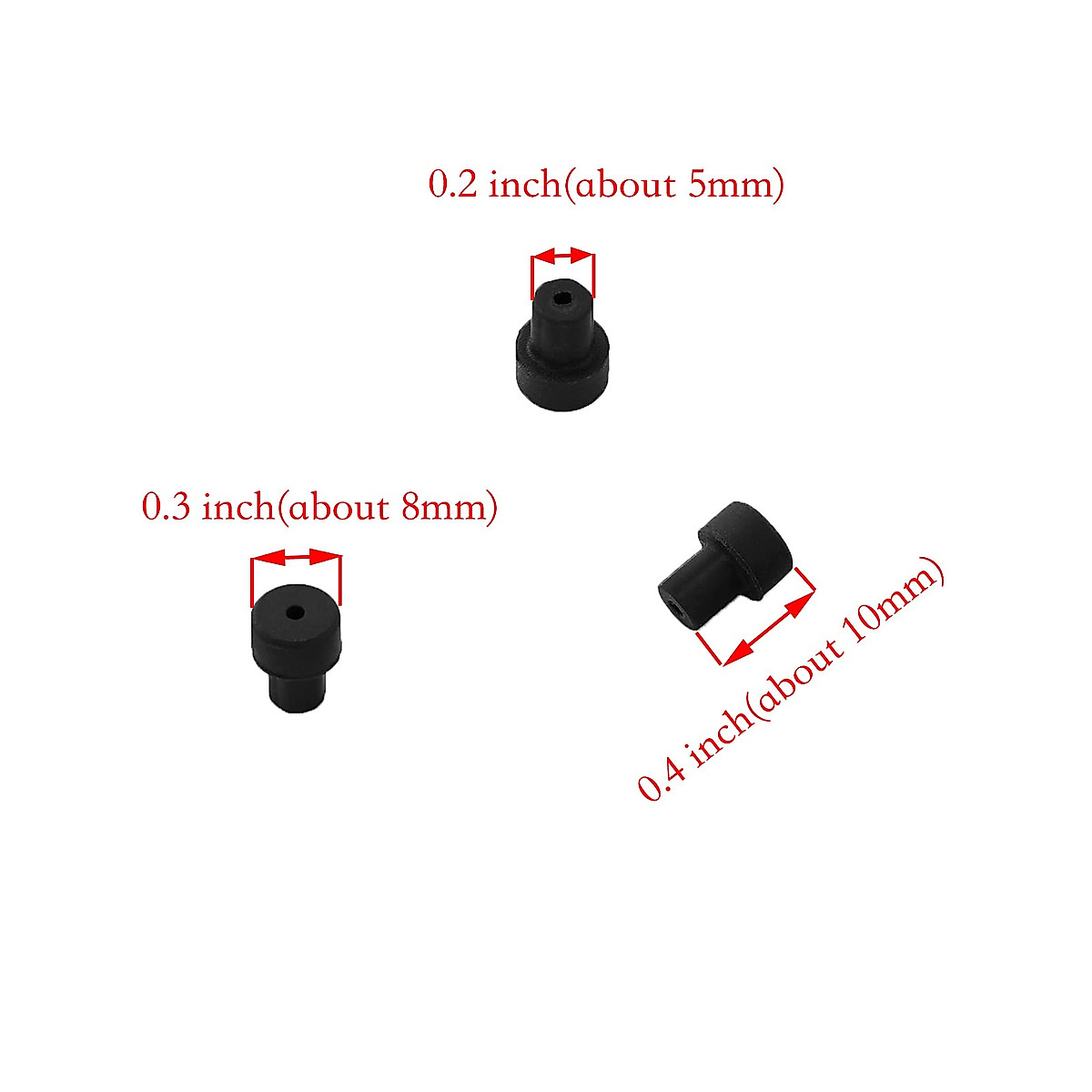 Charbrofire SDA-00189300 W10919249 Rubber Feet for Samsung NX58M6630SS NX58F5500SS NX58R5601SS NX58H5600SS/AA NX58J5600SG NX58J5600SG/AA Whirlpool Grate Rubber Feet HP Gas Stove Parts 14 Packs