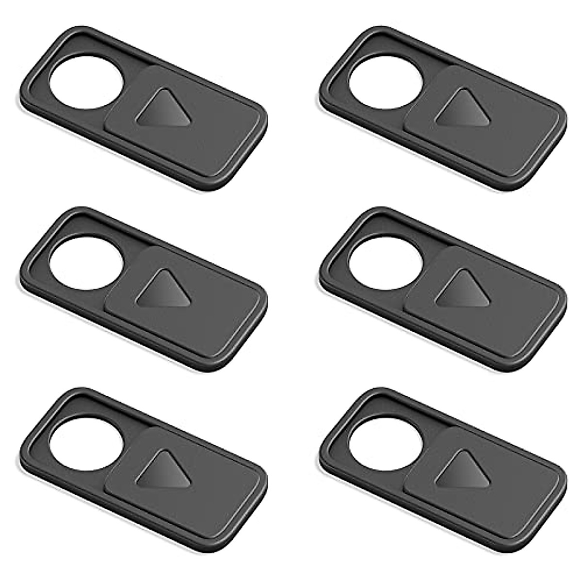 JETech Camera Cover Slide Webcam Compatible Laptop/Tablet/MacBook Air Pro/iMac/iPhone 8 7 6, Ultra-Thin Privacy and Security Protection Slider, 6-Pack