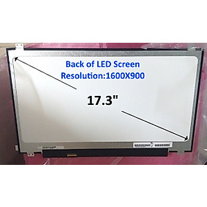 Fullcom New 17.3 inch Screen Compatible with NT173WDM-N11,NT173WDM-N21 (1600x900) Replacement Screens