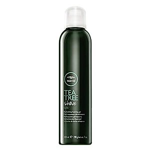 Tea Tree Shave Gel, Refreshing Foaming Gel, For All Skin Types, 7 oz.