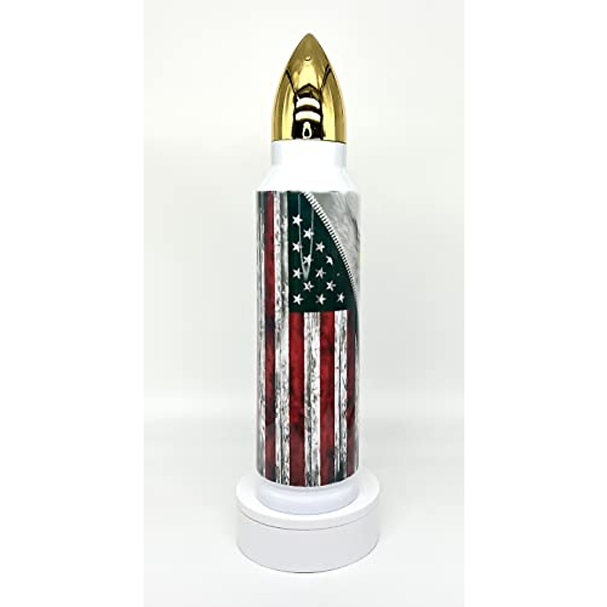 Bald Eagle Bullet Tumbler Thermos