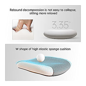 SIHOO M18 Ergonomic Office Chair for Big and Tall People Adjustable Headrest with 2D Armrest Lumbar Support and PU Wheels Swivel Tilt Function Grey