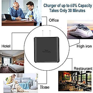 45W USB C Charger Samsung Super Fast Charger Type C Wall Charger for Samsung Galaxy S23 Ultra/S23/S23+/S22/S22 Ultra/S22+, Note 10/Note 10+/Note 20/S20/S21/S10/S9/S8, 2Pack