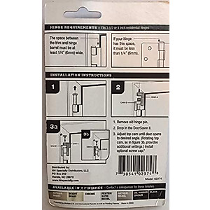 Door Saver II Hinge Pin Door Stop 2-Pack in Satin Nickel Finish