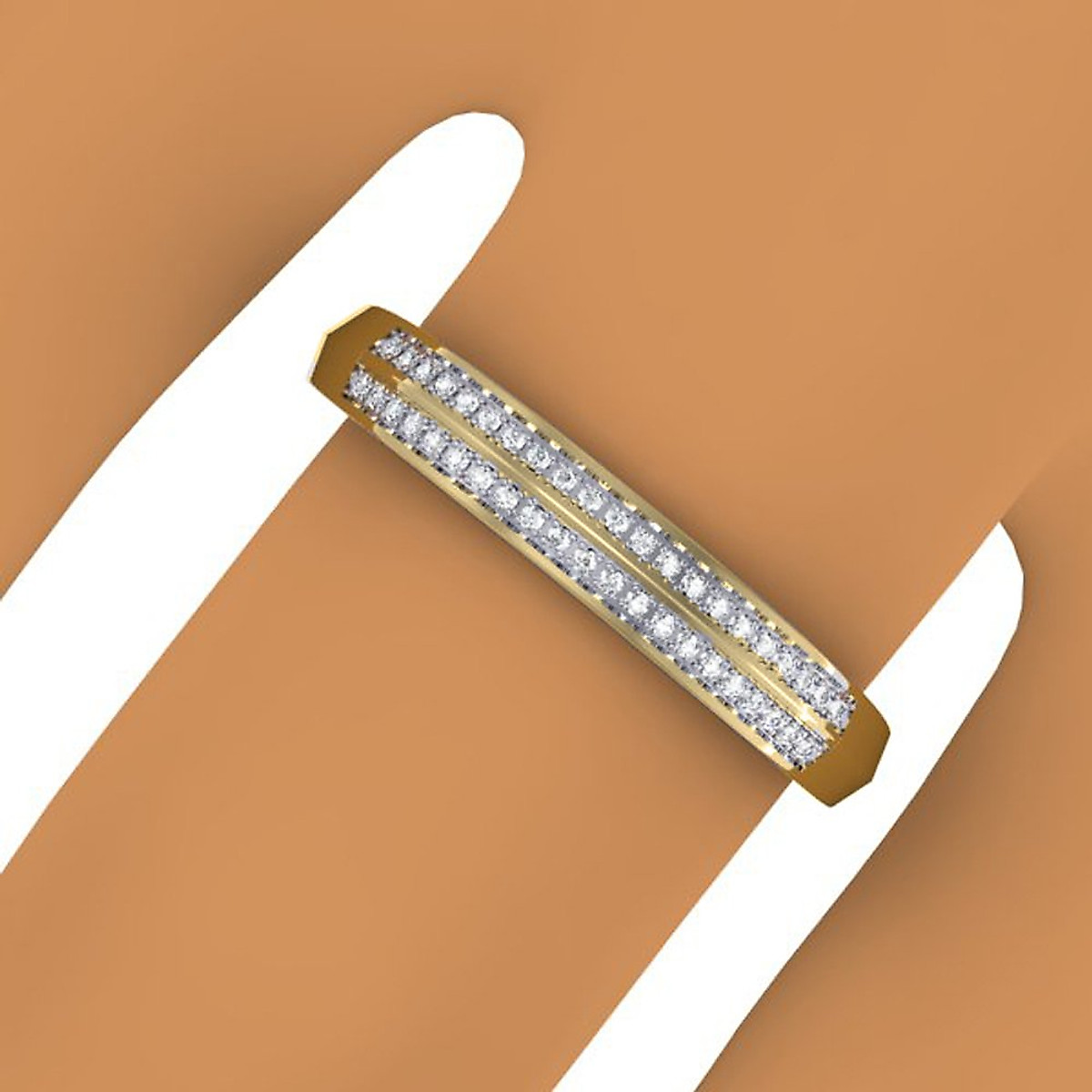 Dazzlingrock Collection 0.30 Carat (Cttw) 14K Round Diamond Men's & Women's Engagement Ring Trio Ring Set 1/3 CT, Yellow Gold